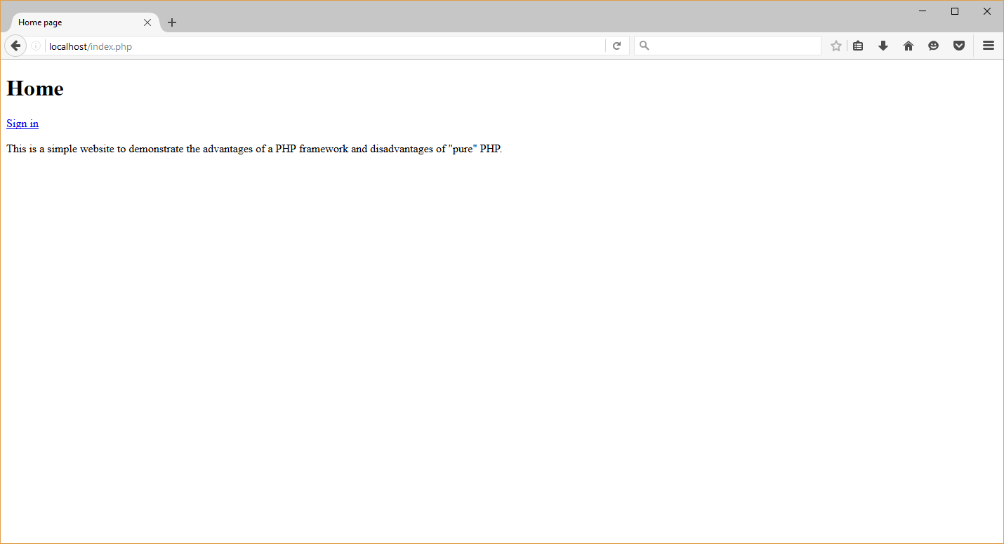 An Example PHP Website Using Zend Framework 3
